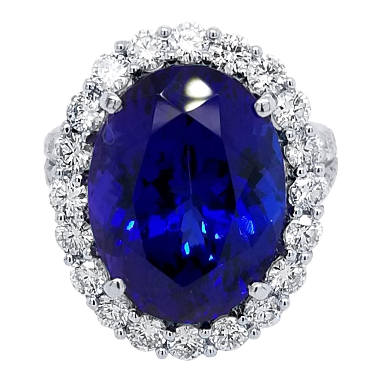 Split Shank Pave Set Diamond Engagement Ring with Halo and Cluster ...