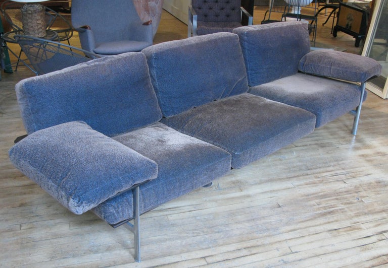 Velvet Diesis Sofa by Antonio Citterio for B&B Italia at 1stDibs