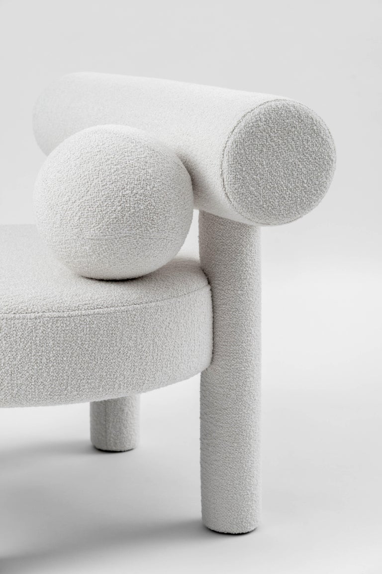 Velvet Gropius Low Chair by NOOM For Sale at 1stDibs