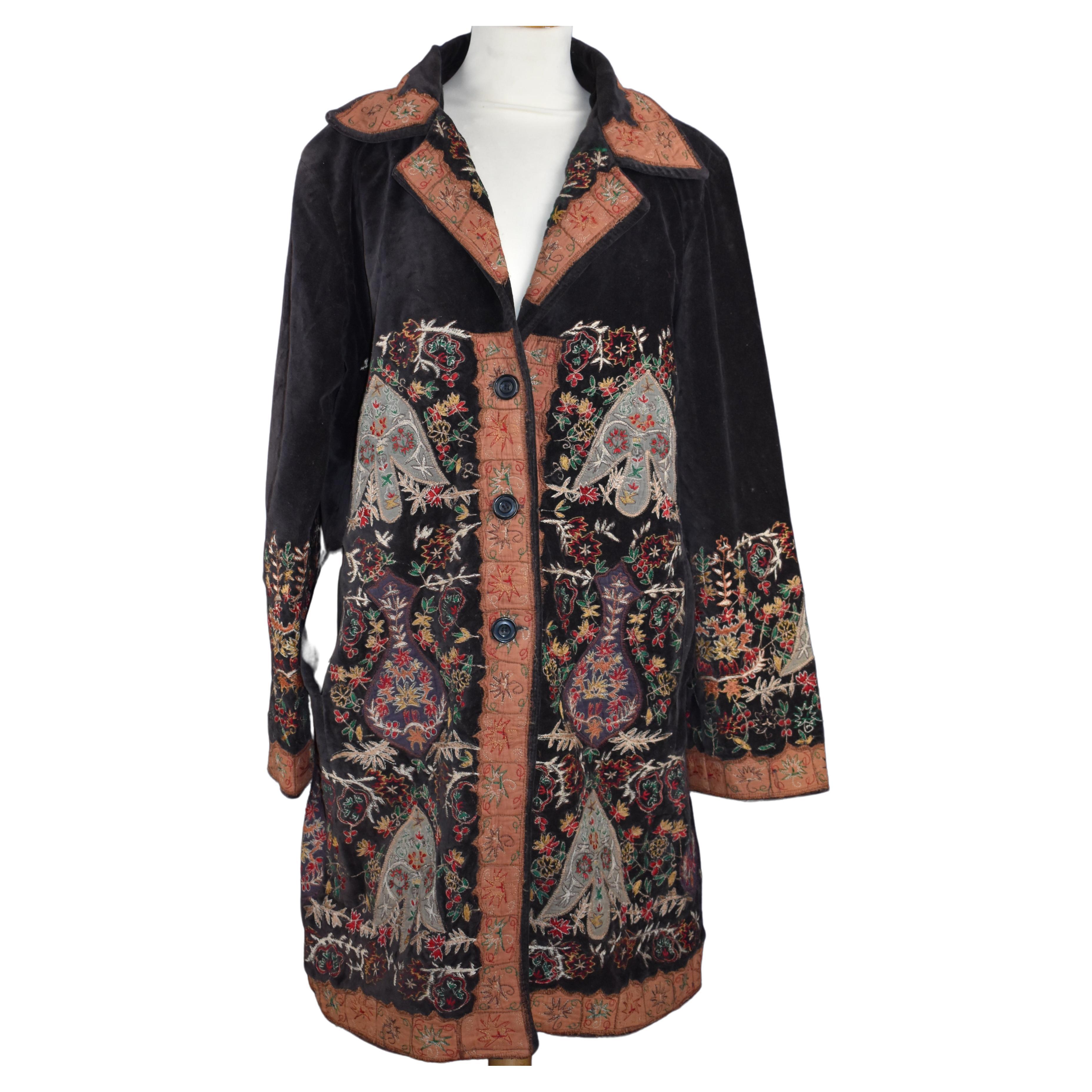 Multi Colored Central Asian Jacket For Sale at 1stDibs