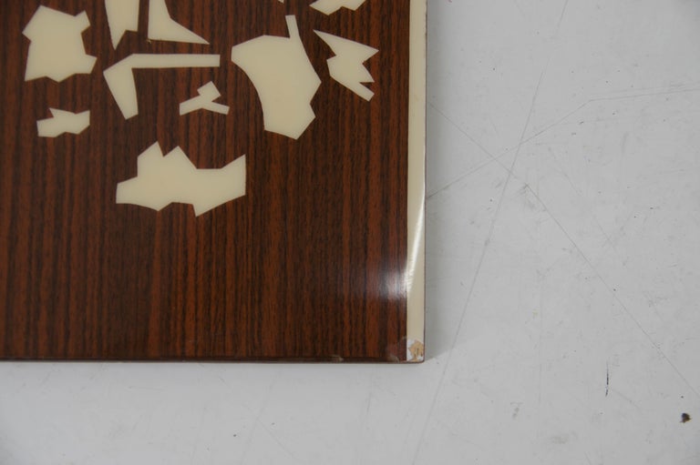 Veneer Image of Church Tower, 1960s For Sale at 1stDibs