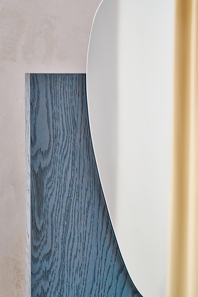 Veneered Wood Lake Mirror 1 by Noom For Sale at 1stDibs