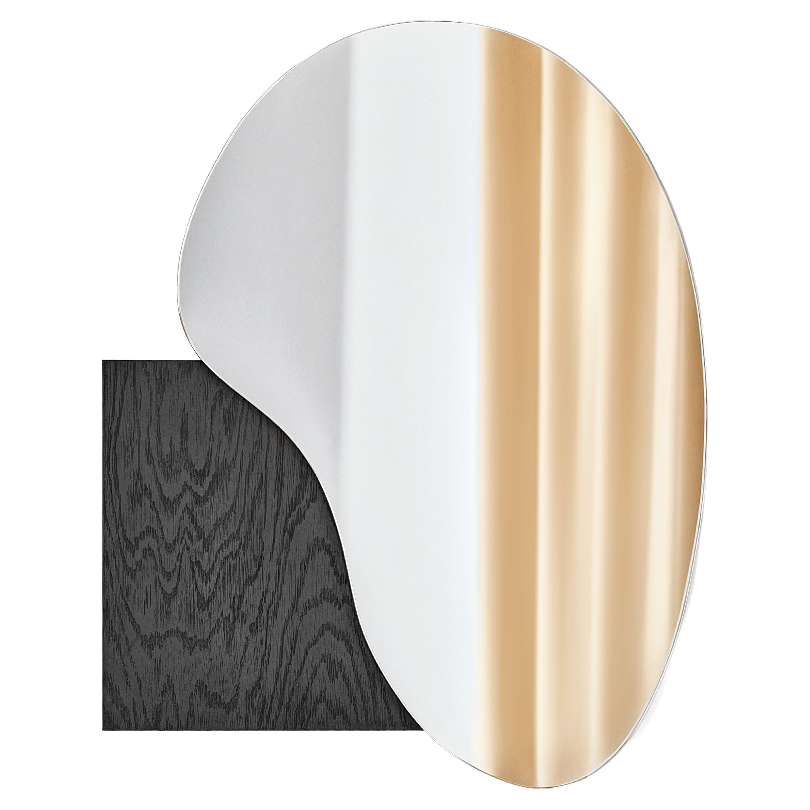 Veneered Wood Lake Mirror 1 by NOOM For Sale at 1stDibs