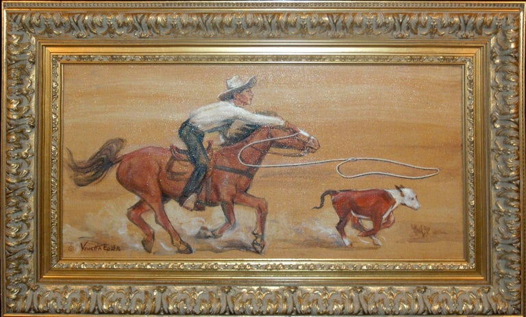 Venetia Epler - Lasso; Venetia Epler (American 1926 - 2005); oil on ...