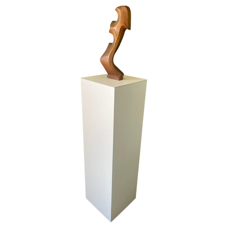 Venetian Abstract Solid Walnut Forcola 'Oarlock' Sculpture by Giuseppe ...