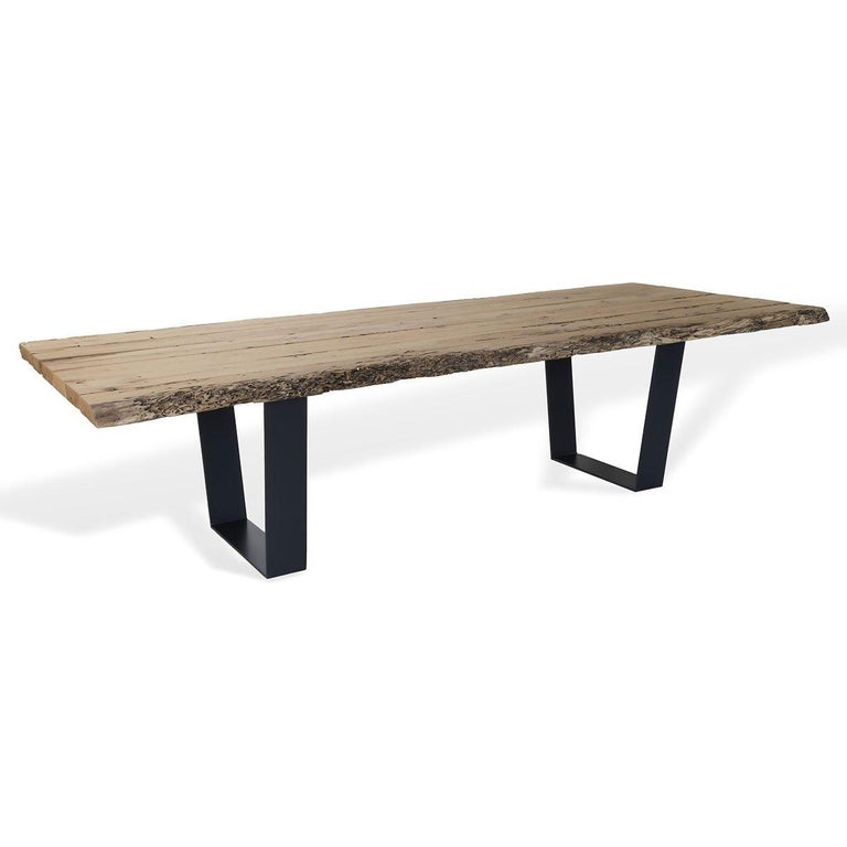 Venetian Briccola Table Made to Order with Black Iron Base For Sale at ...
