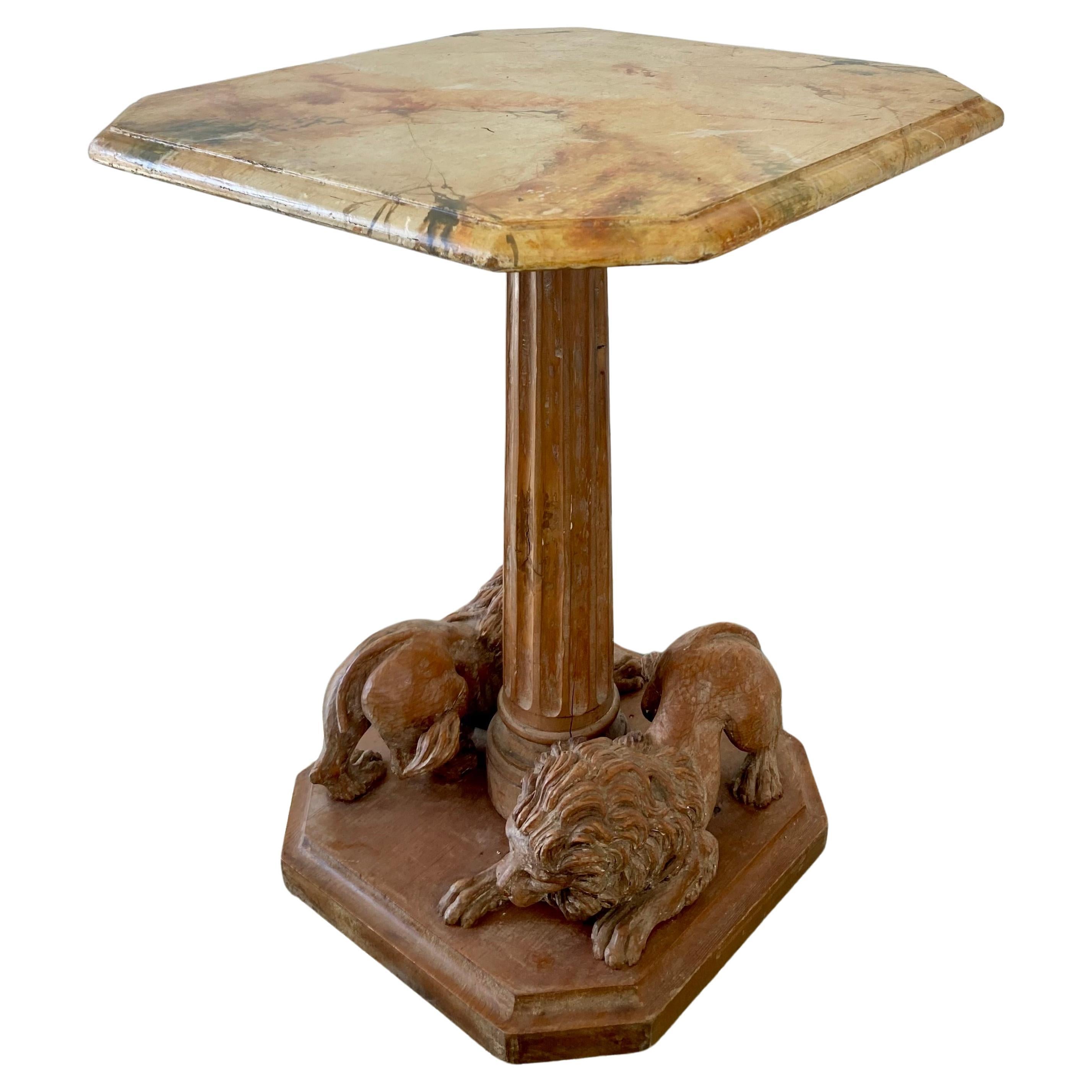 French Carved Wood Stacked Book Cocktail Tables, a Pair For Sale at 1stDibs