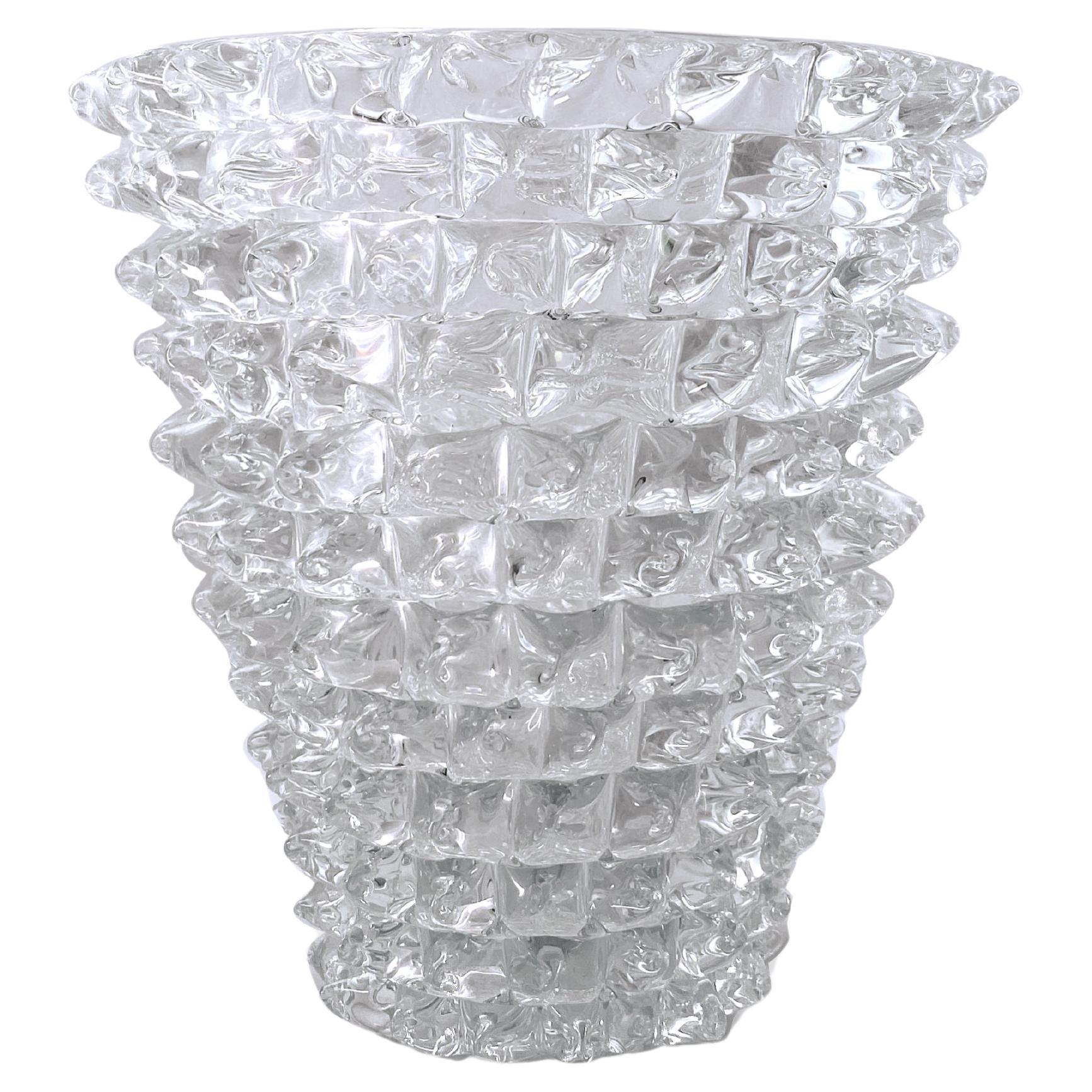 Rostrate Crystal Clear Vase, Barovier and Toso, Ercole, Medium For Sale ...