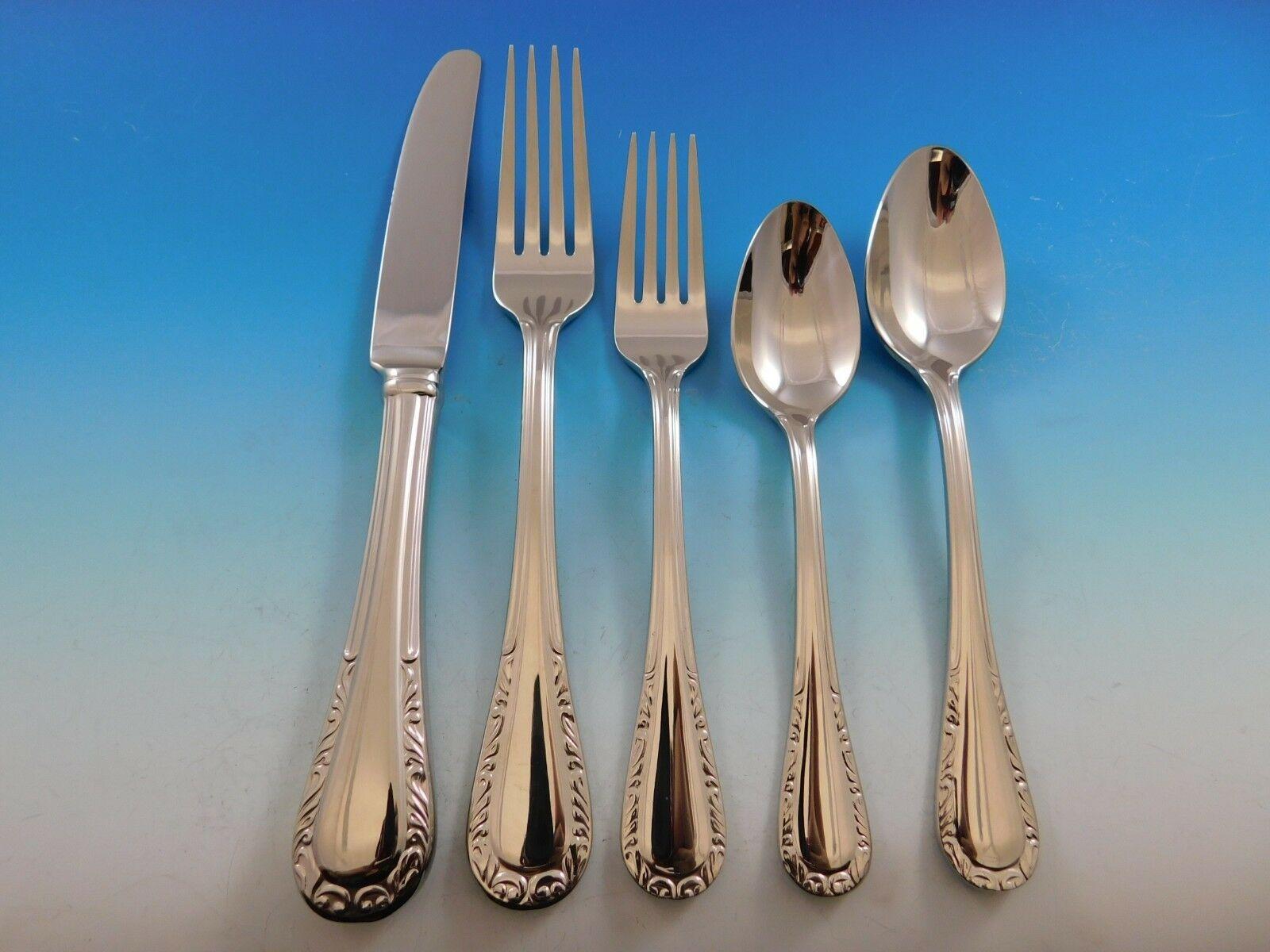 Venetian Lace by Lenox Stainless Steel Flatware Set Service for 6 New ...