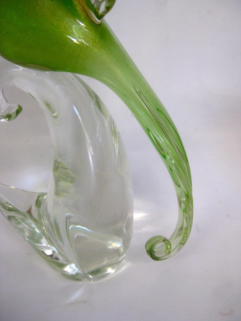 Venetian Murano Oggetti Formia Italian Sommeroso Vetri Art Glass Bird ...
