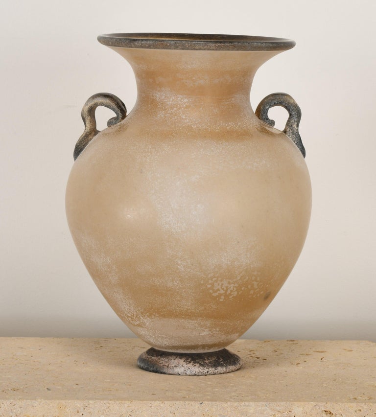 Murano "Scavo" Glass Vase, 1980s by Kreiss at 1stDibs | kreiss glass ...