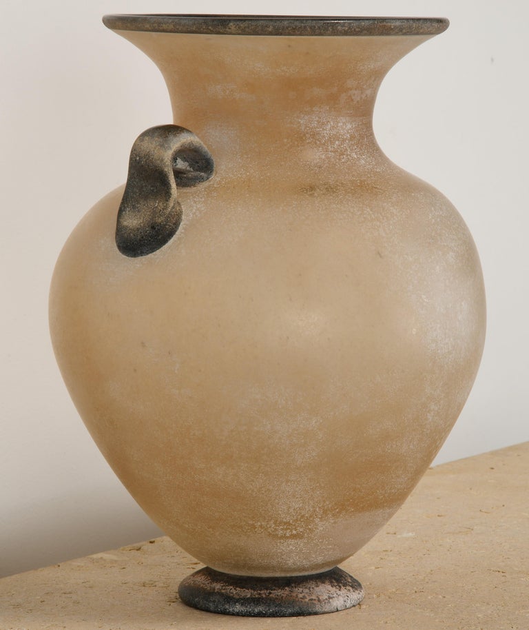 Murano "Scavo" Glass Vase, 1980s by Kreiss at 1stDibs | kreiss glass ...