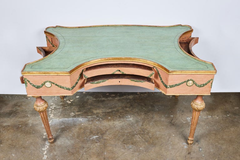 Venetian Painted Desk For Sale at 1stDibs