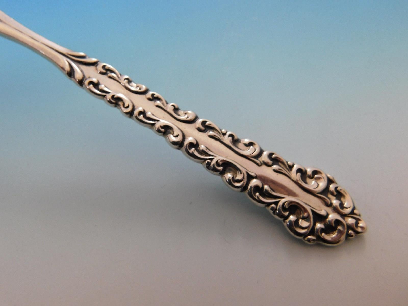 Venetian Scroll by Oneida Sterling Silver Flatware Set for 12 Service ...