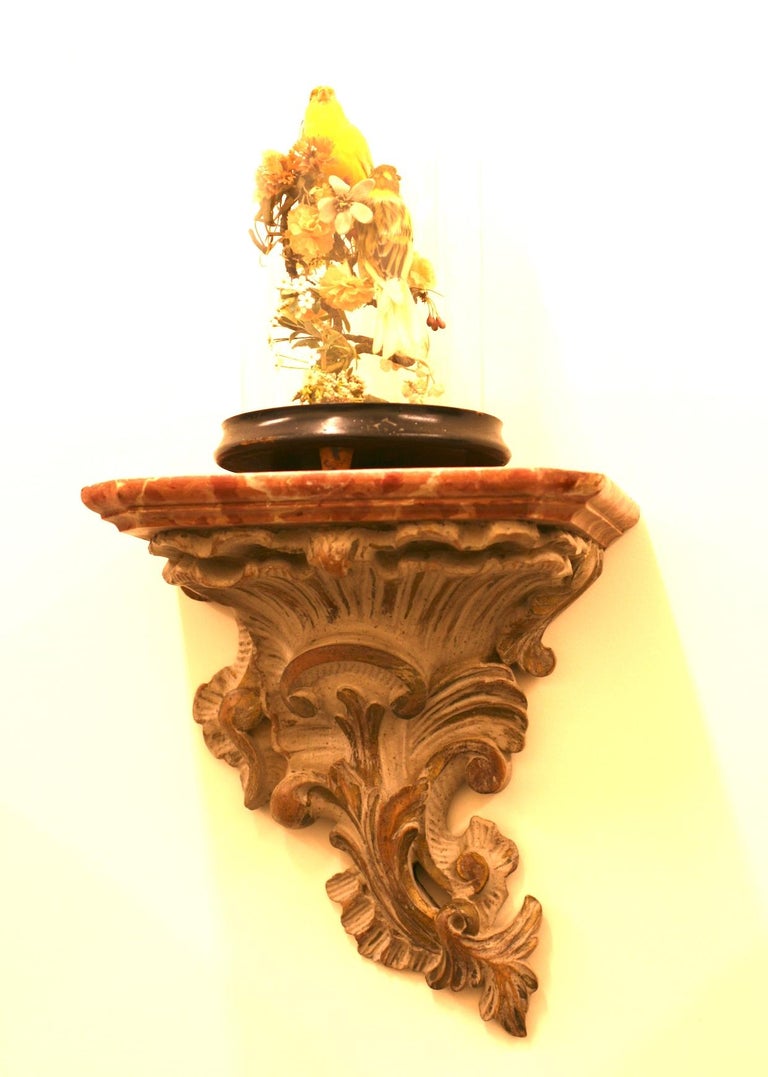 Venetian Style Faux Marble Plaster Bracket For Sale at 1stDibs