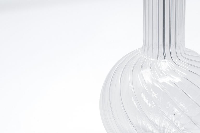 Venice Blown Contemporary Clear Glass Bud Vase 'Dervish Mini' For Sale ...