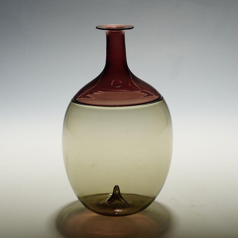 Venini Art Glass Vase 'Bolle ' by Tapio Wirkkala for Venini, Murano For ...