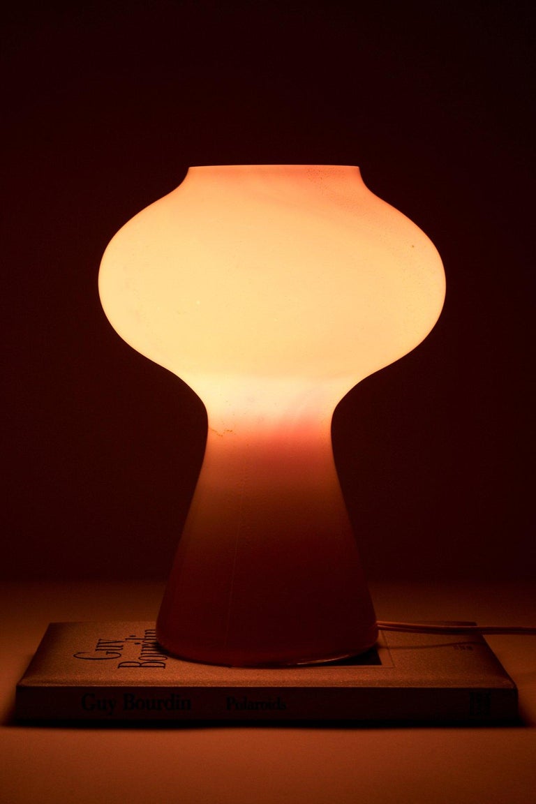 Venini Fungo Table Lamp in Lilac by Massimo Vignelli at 1stDibs