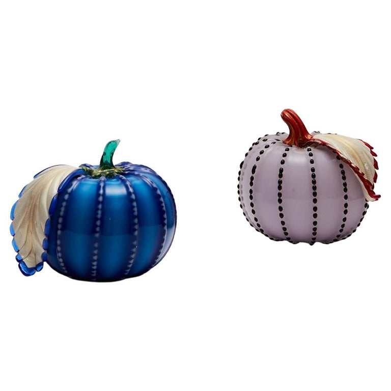 Venini Glass Pumpkin Sculptures by Napoleone Martinuzzi, 1920's For ...