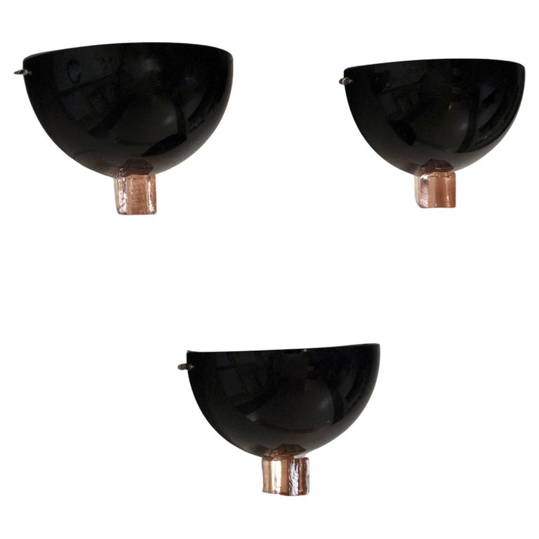 Venini Group of Eightwall Lamps, Victor Model 80's For Sale at 1stDibs