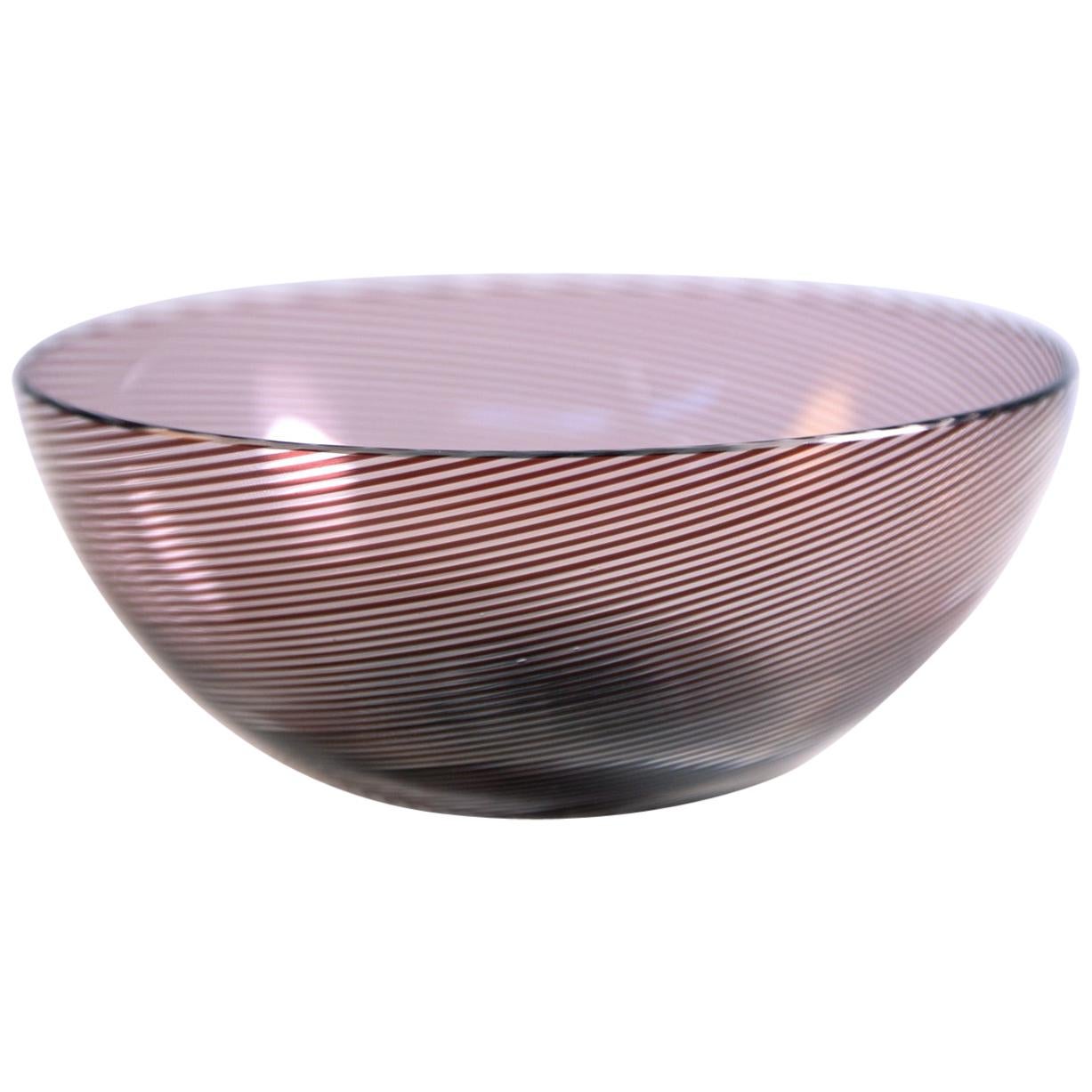 Venini Murano Tapio Wirkkala Filigrana Signed Italian Art Glass, 1980s ...