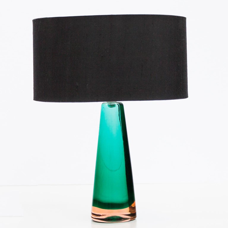 Venini Table Lamp Signed, 1960s For Sale at 1stDibs