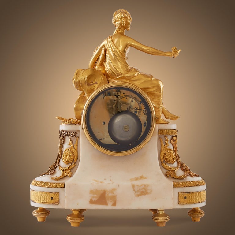 Clok antique Venus and Cupid, Louis XVI For Sale at 1stDibs