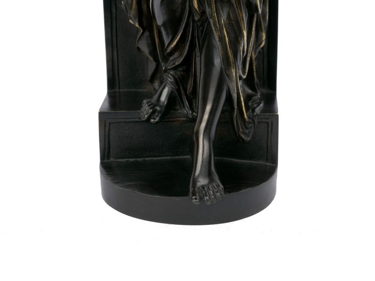 “Venus Bathing” French Antique Bronze Sculpture by Eugene Aizelin at ...