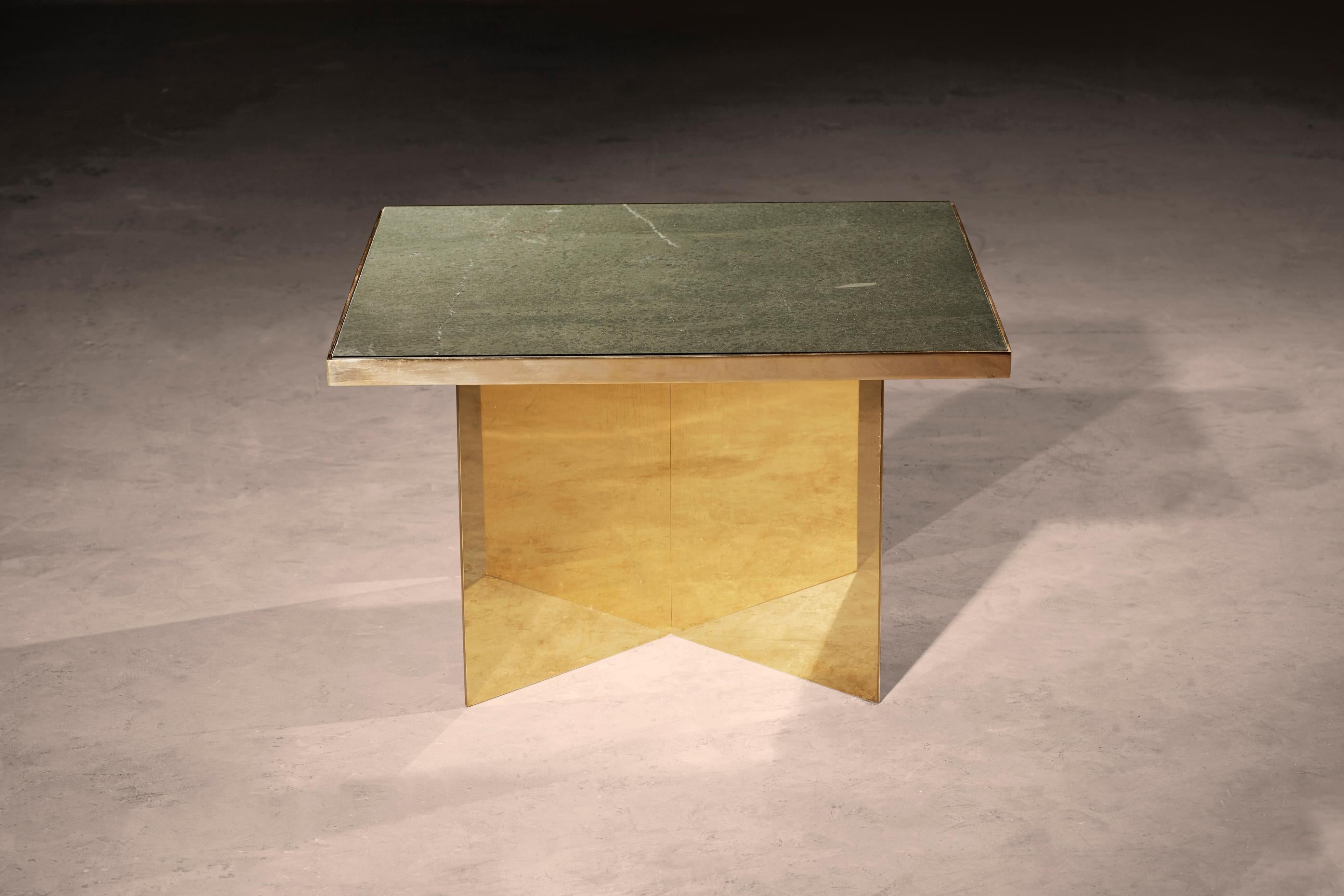 Verdi Green Slate Handcrafted Coffee Table Signed by Novocastrian For ...