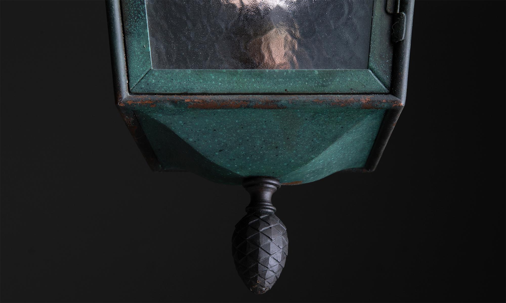 Verdigris Copper Lantern, Italy, circa 1900 at 1stDibs