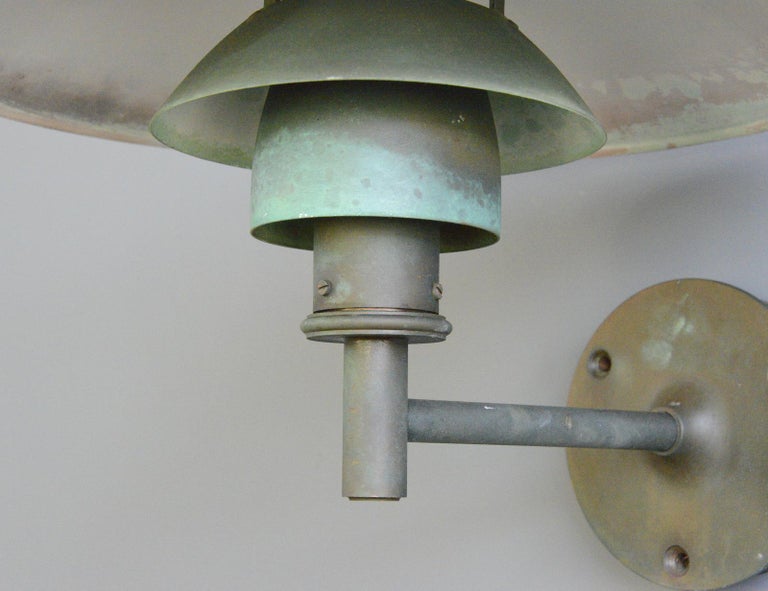 Verdigris Copper Ph5 Louis Poulson Wall Lights, circa 1950s For Sale at ...