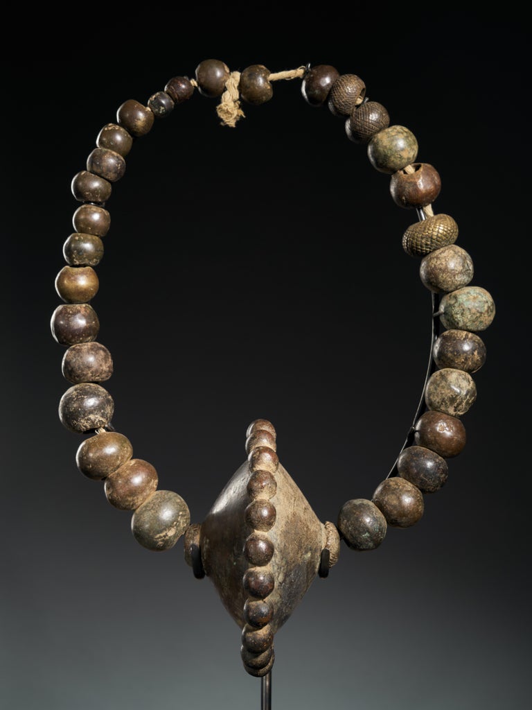 Vere People, Nigeria-Cameroon, Cast Brass Necklaces or Waist Beads ...