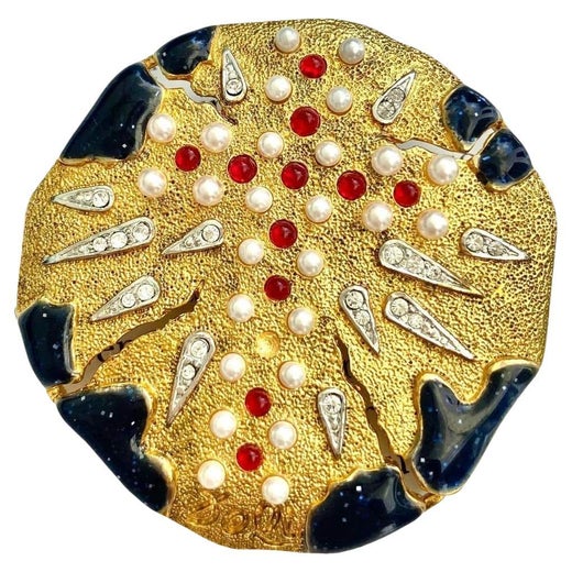 Salvador Dali Gold Necklace and Bracelet Set at 1stDibs