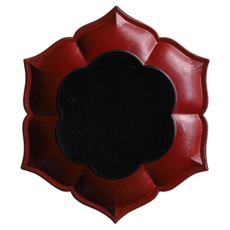 Vermillion Lacquer Rinka Tray/Chinese Antique/14th-17th century/Tea ...