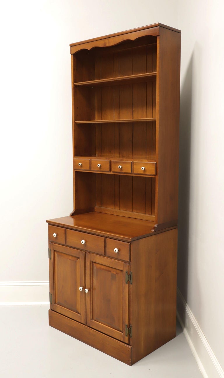 VERMONT OF WINOOSKI Solid Rock Maple Colonial Style Bookcase with ...