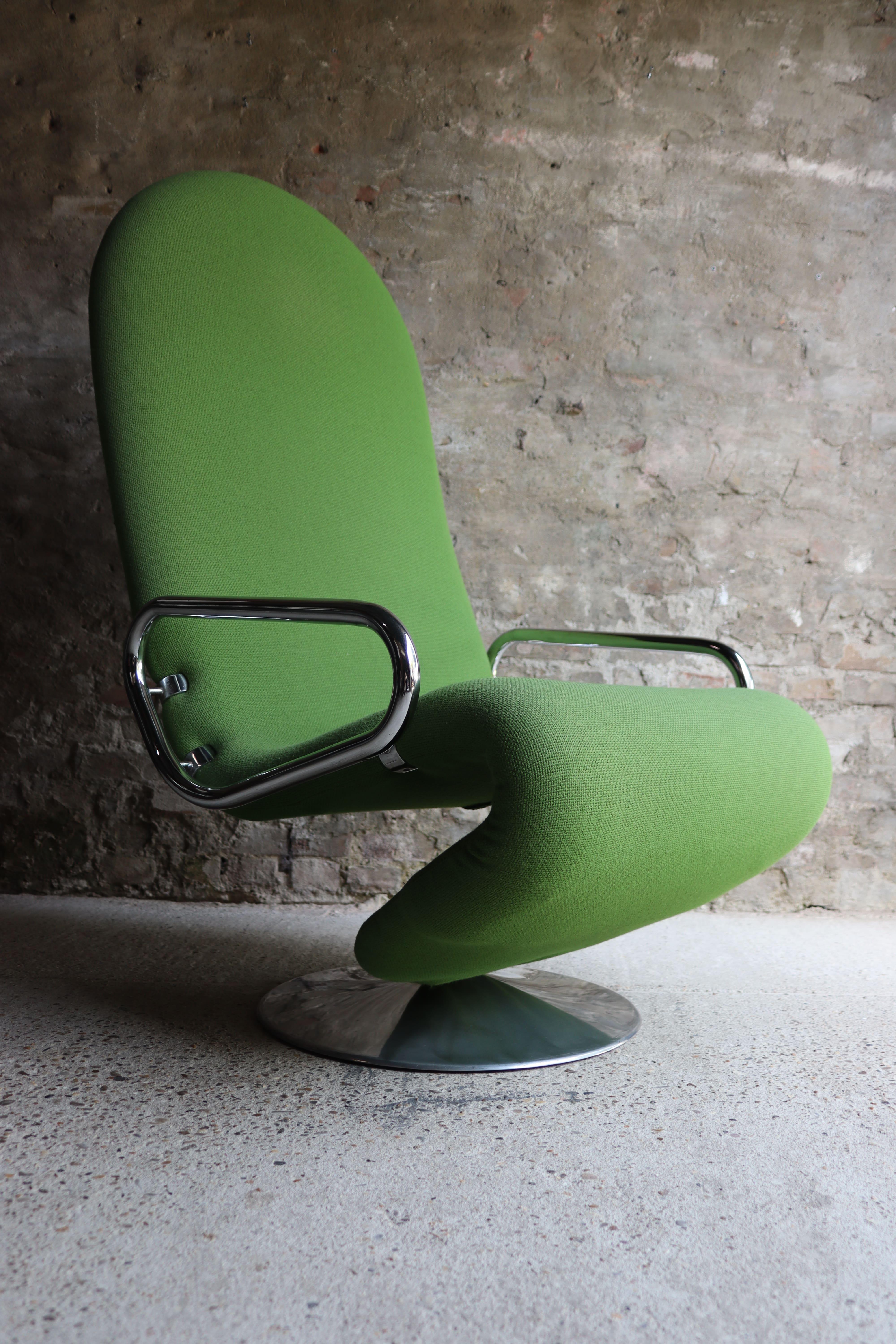 Verner Panton, 1-2-3 Chair, High Back, Fritz Hansen, 1973 For Sale at ...