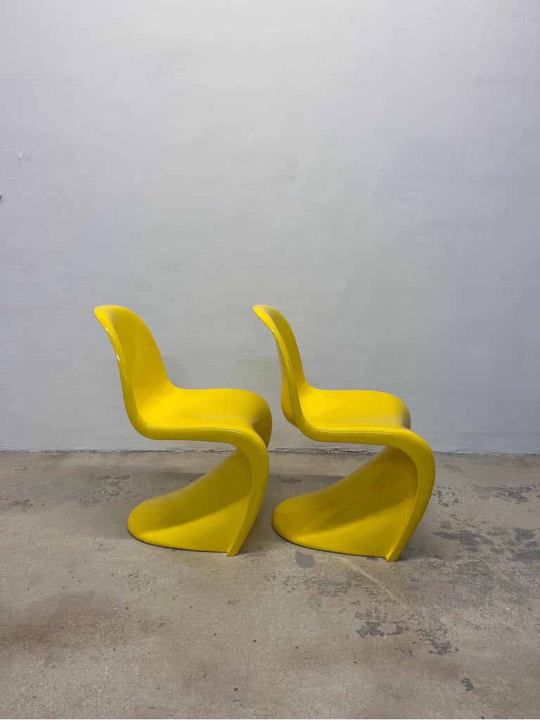 Verner Panton Classic Panton S Chairs for Vitra, 1990s - a Pair For ...