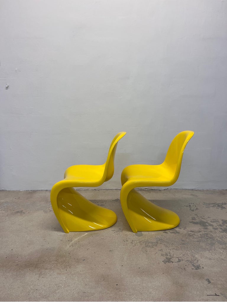 Verner Panton Classic Panton S Chairs for Vitra, 1990s - a Pair For ...