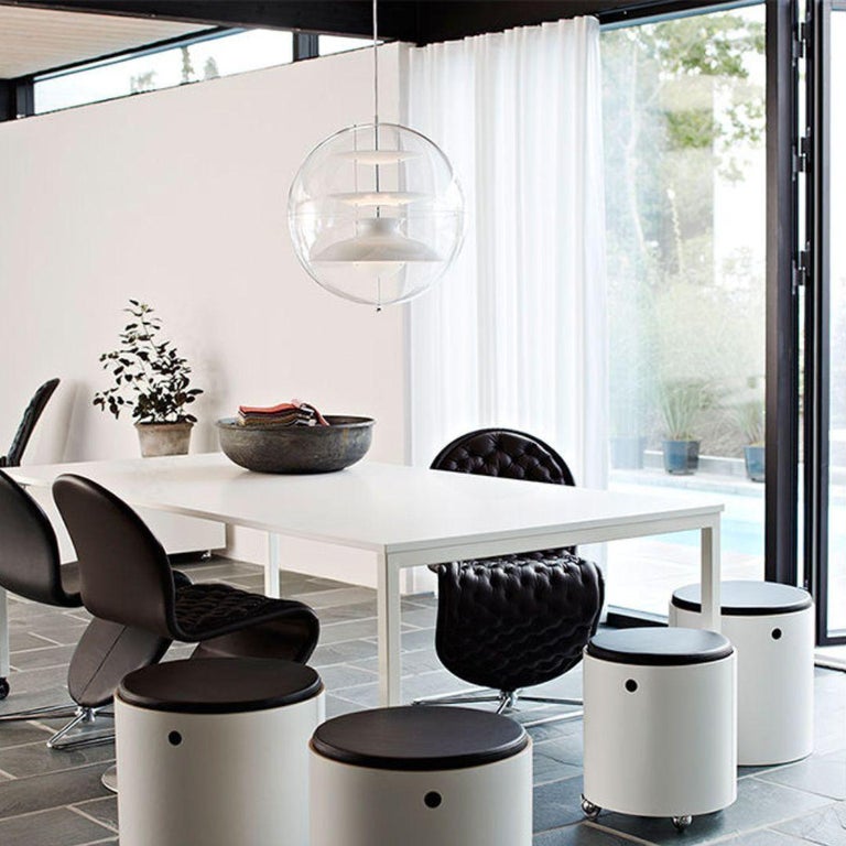 Verner Panton Large 'Panto' Pendant Lamp in Aluminum and Acrylic for ...