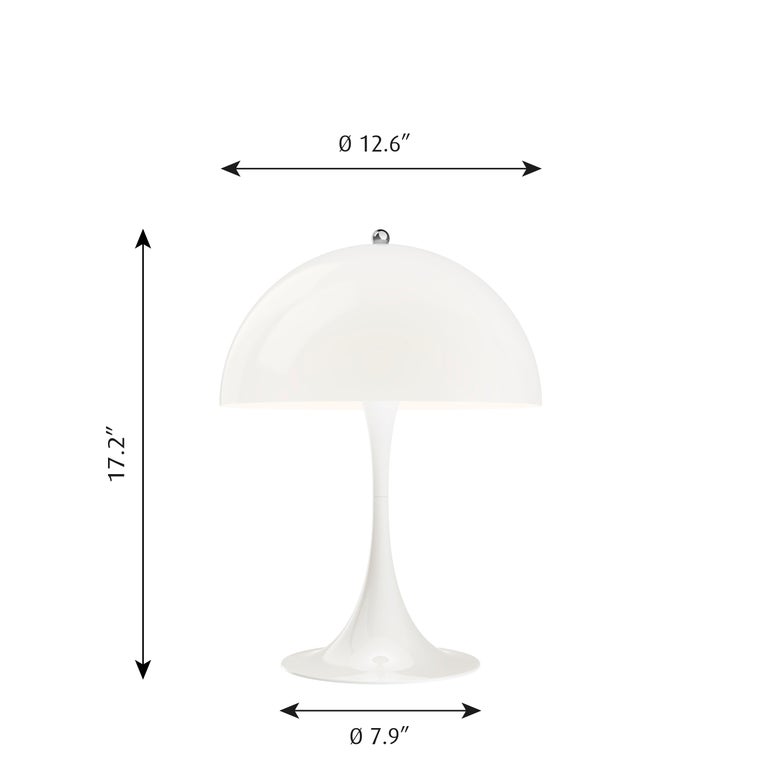 Verner Panton 'Panthella 320' Table Lamp for Louis Poulsen For Sale at ...