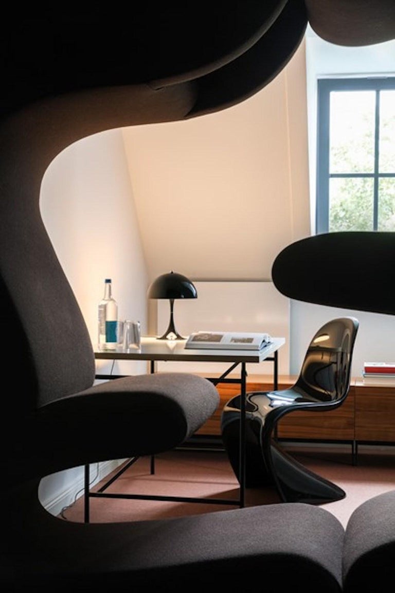 Verner Panton Panthella Mini Led Table Lamp in Brass for Louis Poulsen ...