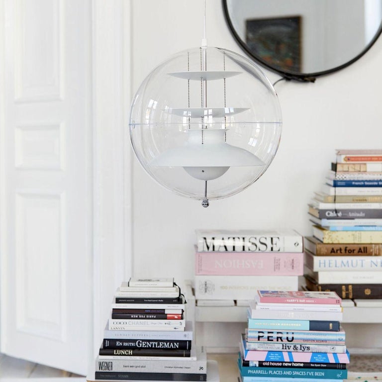 Verner Panton 'Panto' Pendant Lamp in Aluminum and Acrylic for Verpan ...