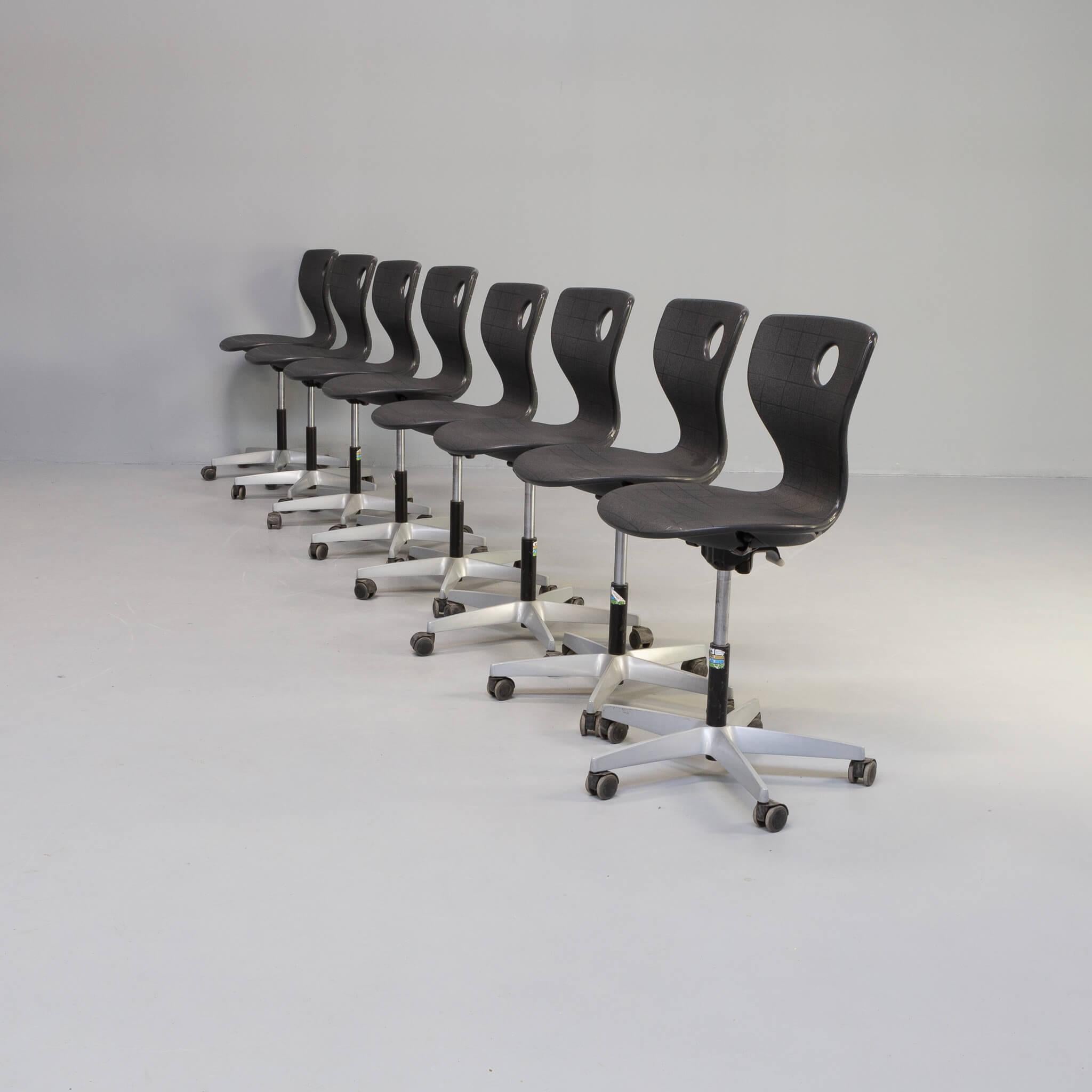 Verner Panton ‘Pantomove Lupo’ Chair for VS Furniture Set/8 For Sale at ...