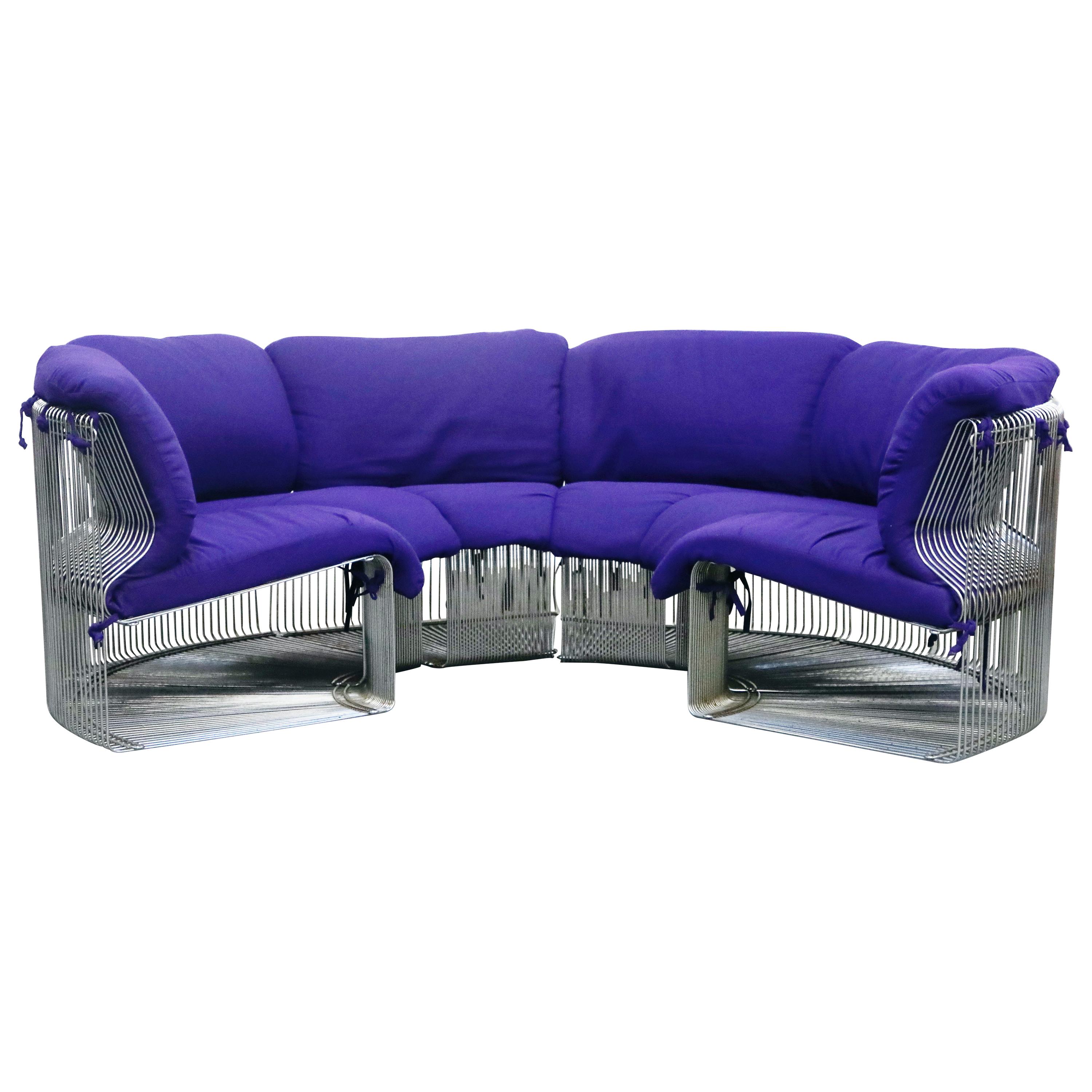 Rare Verner Panton Pantonova Seating System at 1stDibs