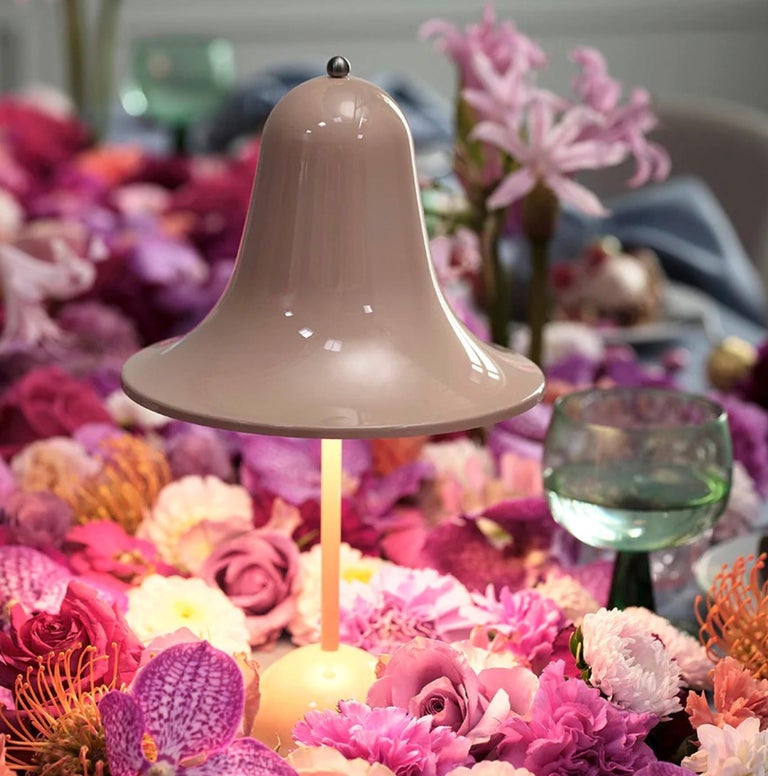 Verner Panton 'Pantop Portable' Wireless Lamp in 'Matt Classic Blue ...