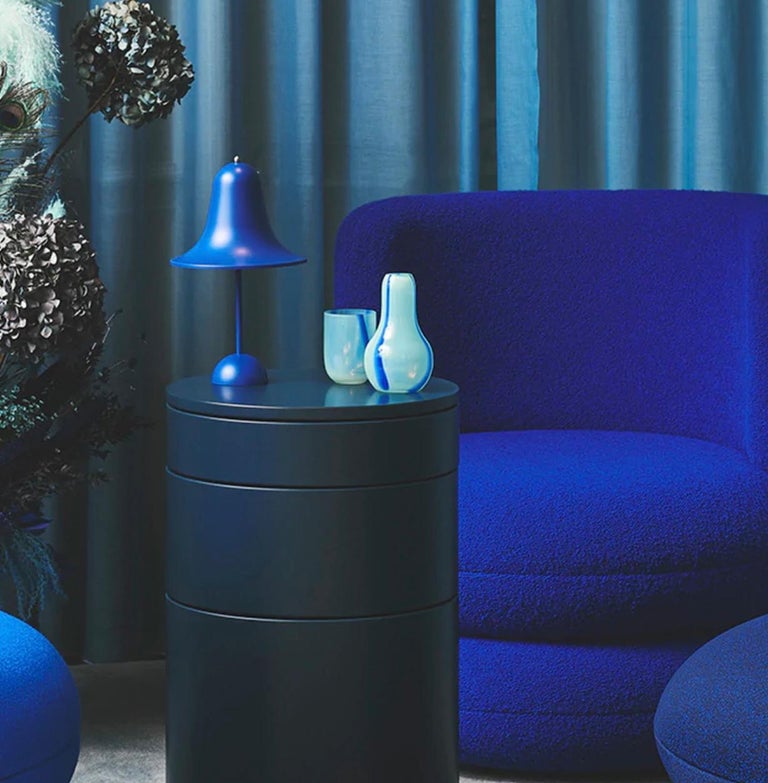 Verner Panton 'Pantop Portable' Wireless Lamp in 'Matt Classic Blue ...