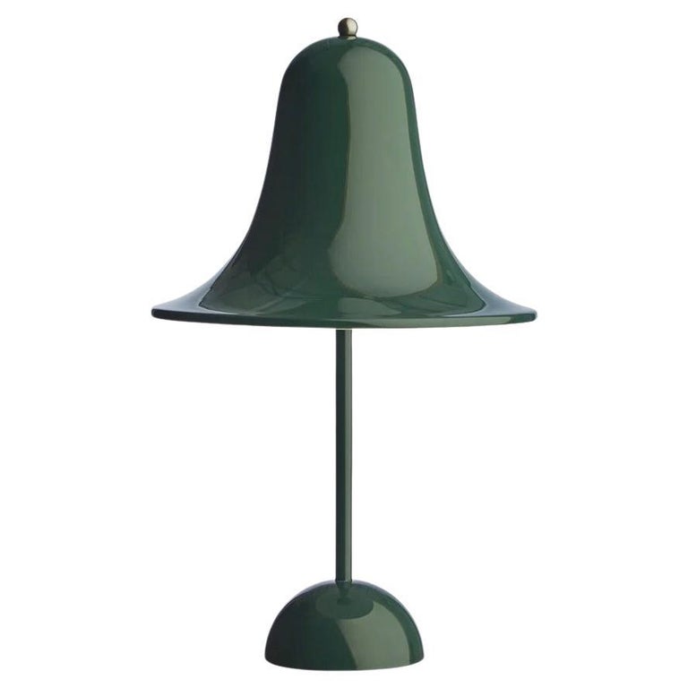 Verner Panton ''Pantop Portable'' Wireless Table Lamp in ''Dark Green ...