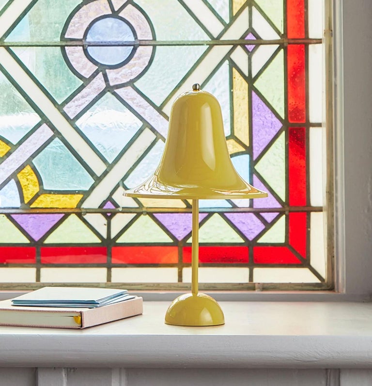 Verner Panton 'Pantop Portable' Wireless Table Lamp in 'Warm Yellow ...