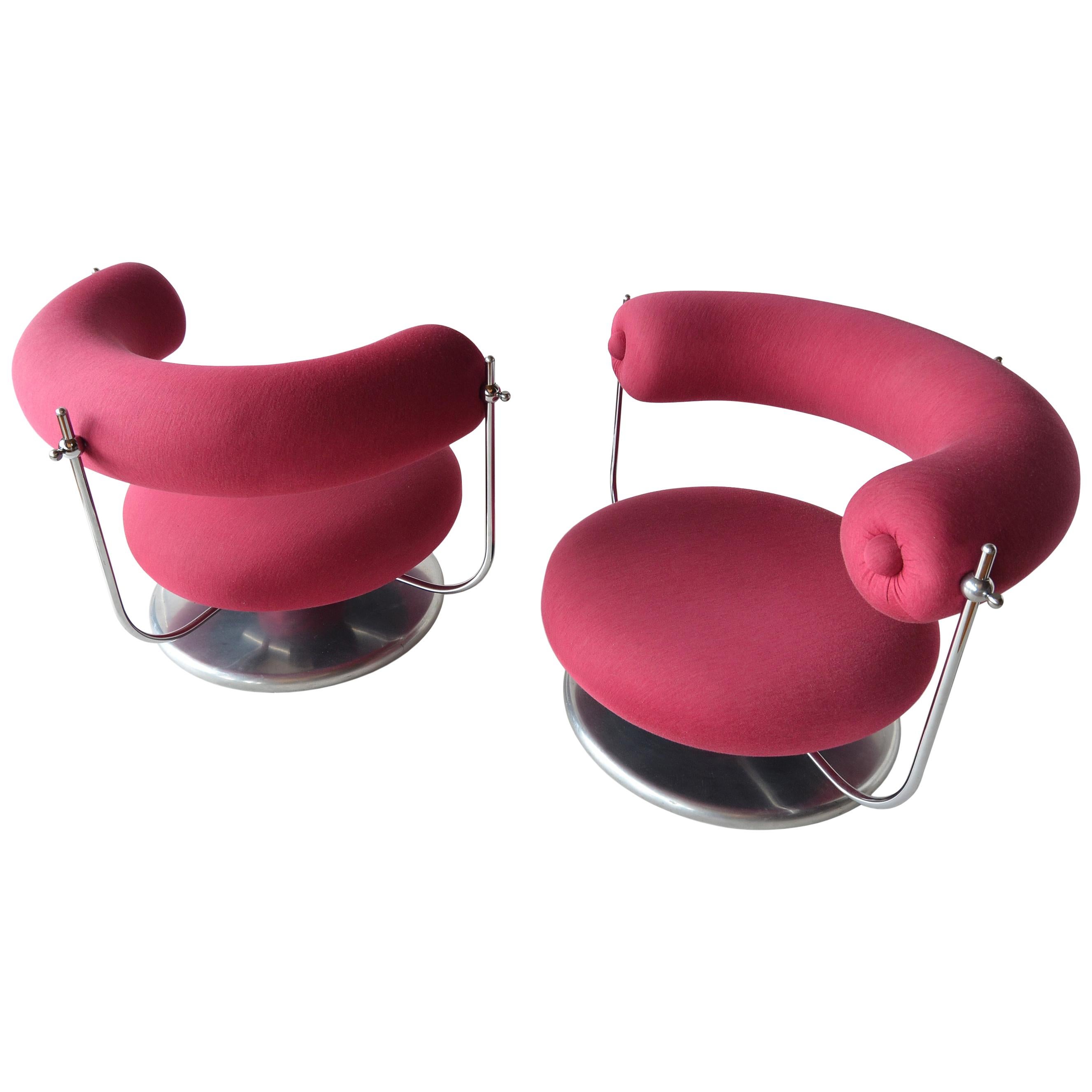 1970s 'Bird's Nest' Verner Panton Style Lounge Chair at 1stDibs