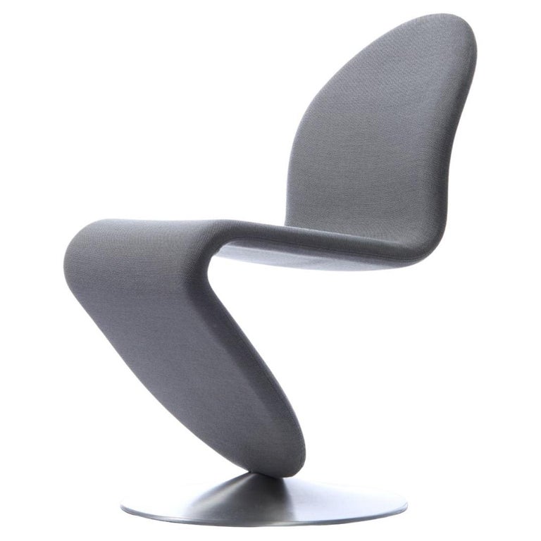 Verner Panton 'System 1-2-3' Standard Dining Chair in Fabric for Verpan ...